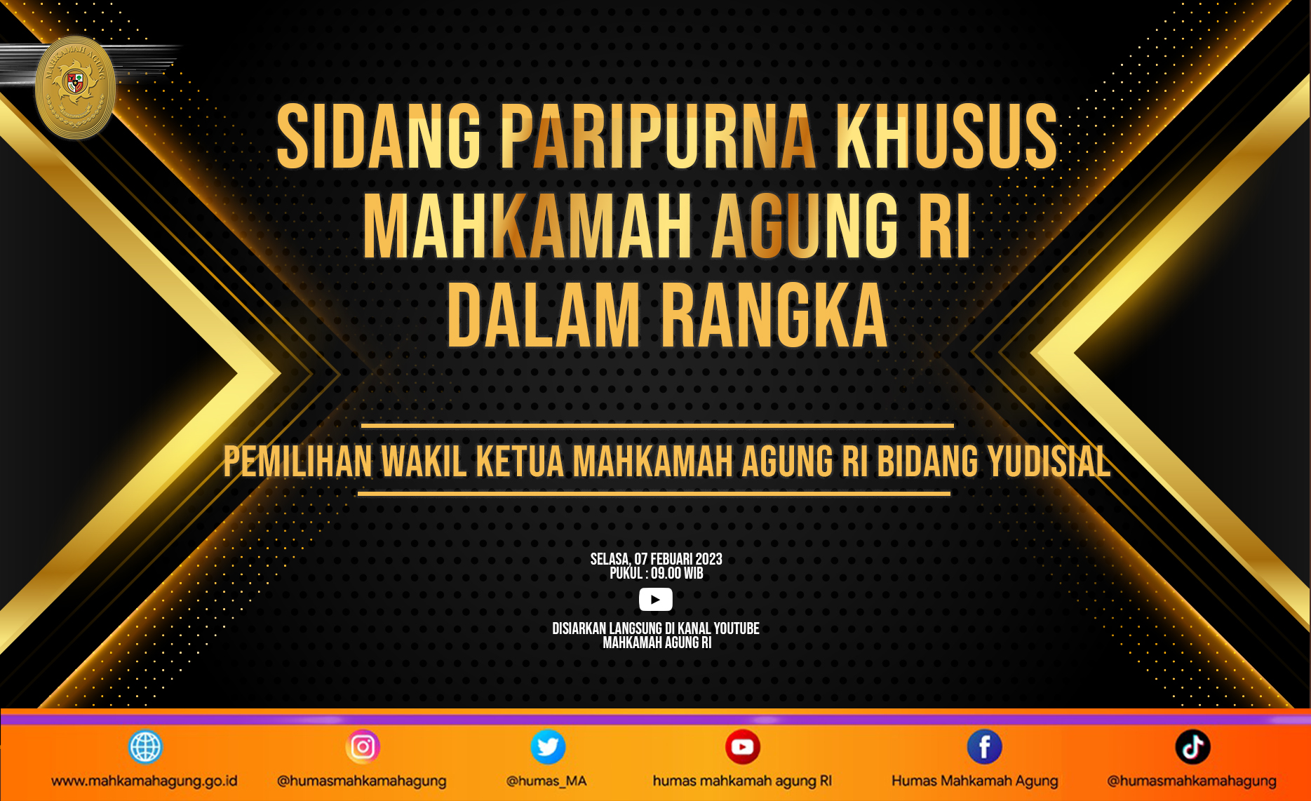 MAHKAMAH AGUNG GELAR PEMILIHAN WAKIL KETUA MA BIDANG YUDISIAL YANG BARU ... MAHKAMAH AGUNG GELAR PEMILIHAN WAKIL KETUA MA BIDANG YUDISIAL YANG BARU ...